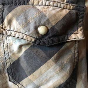 Fossil | Shirts | Fossil Pearl Snaps Long Sleeve Western Shirt | Poshmark